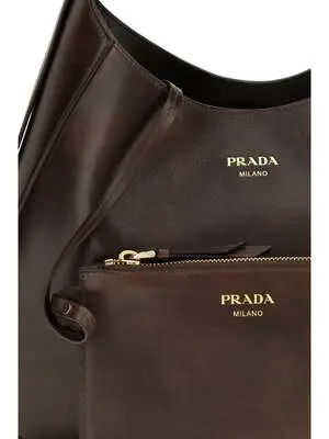 Prada Boogie Medium Leather Shoulder Bag