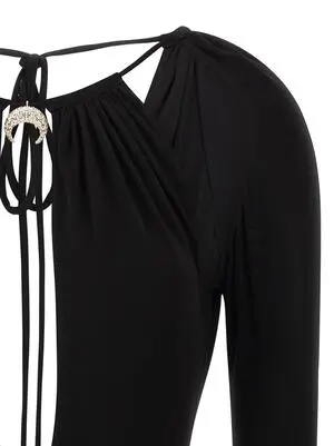 MARINE SERRE Jewel Pendant Bodysuit