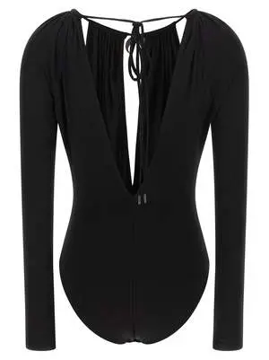 MARINE SERRE Jewel Pendant Bodysuit