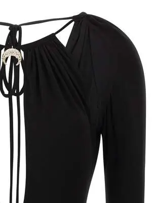 MARINE SERRE Jewel Pendant Bodysuit