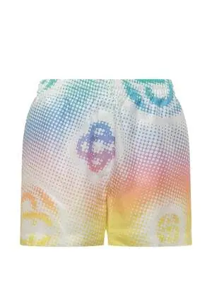 Casablanca Halftone Shorts With Logo