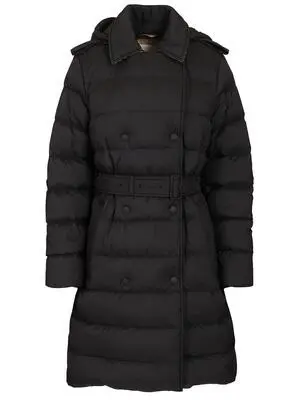 Burberry Hooded Puffer Jacket - Black