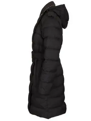 Burberry Hooded Puffer Jacket - Black