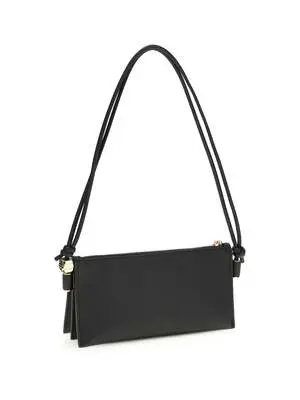Loewe Joya Clutch Bag In Calfskin - Black