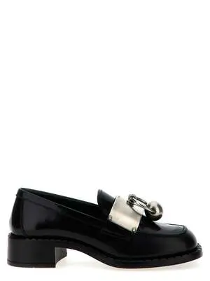 Prada Smoked Brushed Leather Loafers