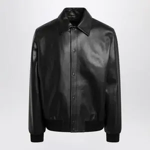 Fendi Leather Blouson - Black