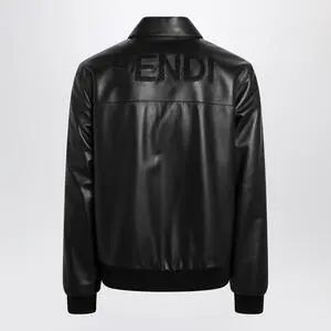 Fendi Leather Blouson - Black