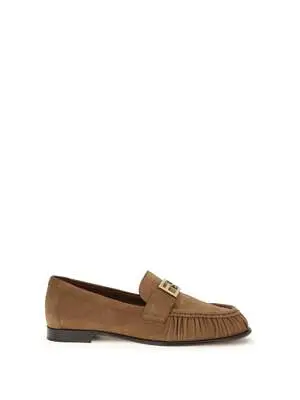 Fendi Suede Loafers - Brown
