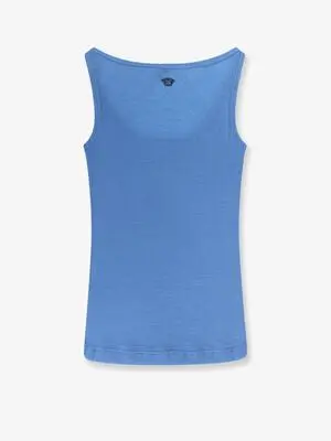 Versace Wool Tank Top With Back Logo