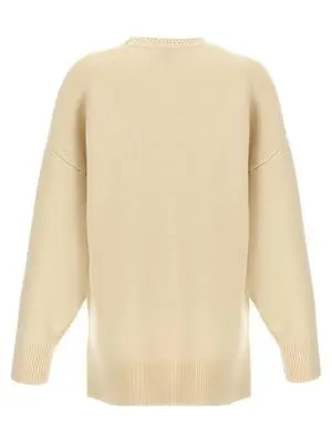 TOTEME Double-knit Cashmere-blend Pullover - White