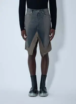 Rick Owens Slivered Midi Skirt