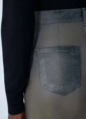 Rick Owens Slivered Midi Skirt