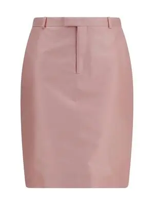 Gucci Silk Faille Skirt