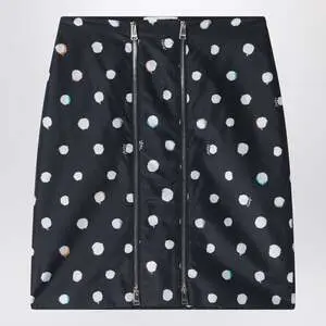 Fendi Taffeta Midi Skirt - Black