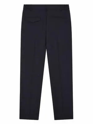 Tagliatore Wool Tailored Trousers - Blue