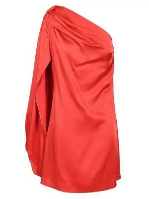 Stella McCartney Satin Mini Dress - Red