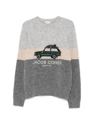 Jacob Cohen Wool Crewneck Sweater - Multicolor