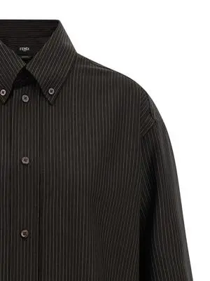 Fendi Wool And Lace Shirt