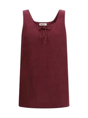 Miu Miu Linen Short Dress