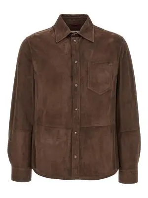 Brunello Cucinelli Suede Overshirt