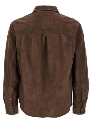 Brunello Cucinelli Suede Overshirt