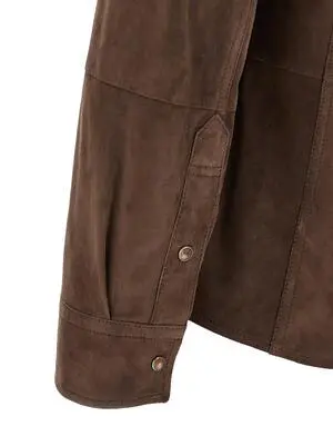Brunello Cucinelli Suede Overshirt