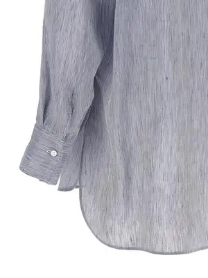 Brunello Cucinelli Hooded Shirt - Blue