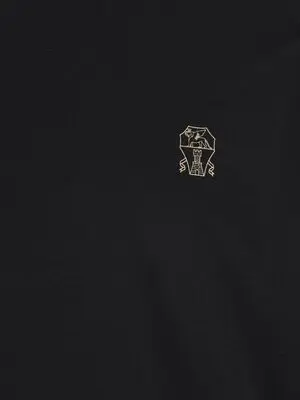 Brunello Cucinelli Logo Cotton T-shirt