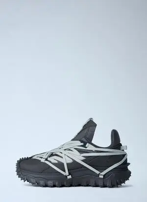 Moncler Rick Owens Trailgrip Megalace Sneakers - Gray