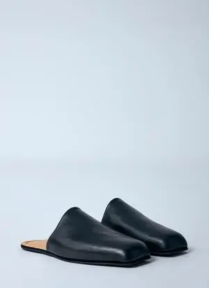 Our Legacy Ciagarr Leather Mules - Black