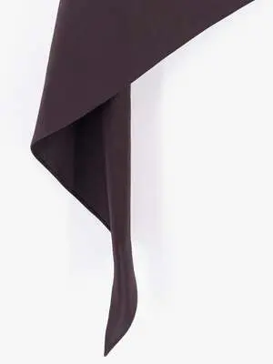 Alaïa Asymmetric Paper And Viscose Skirt - Multicolor