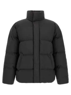 Saint Laurent High Neck Down Jacket - Black