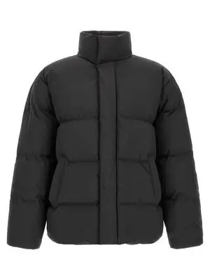 Saint Laurent High Neck Down Jacket - Black