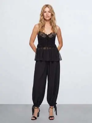 Chloé Fluid Trousers - Black