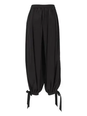 Chloé Fluid Silk Trousers - Black