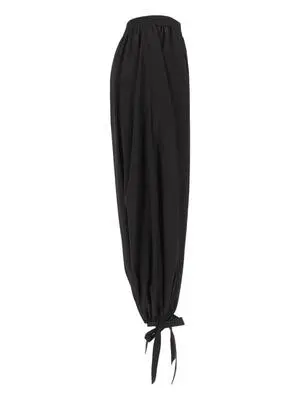 Chloé Fluid Silk Trousers - Black