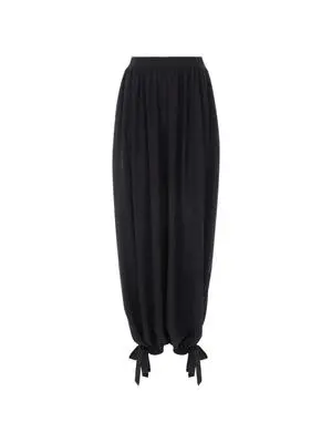 Chloé Fluid Silk Trousers - Black