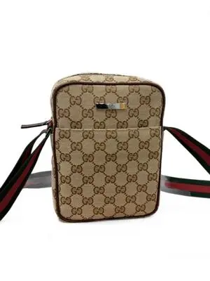 Gucci Monogram Canvas Crossbody Bag - Multicolor