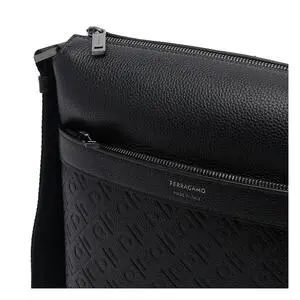 FERRAGAMO Monogram Messenger Bag