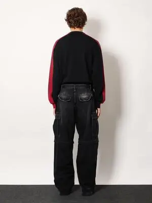 Balenciaga Cargo Denim Trousers