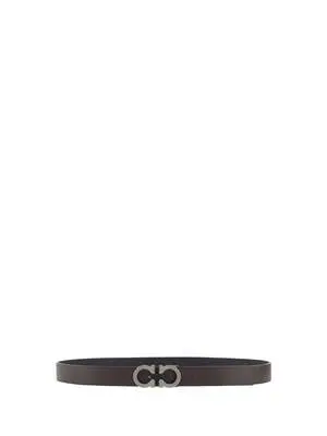 FERRAGAMO Gancini Belt - Black