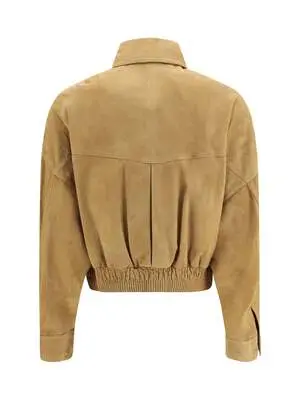 Versace Suede Blouson Jacket