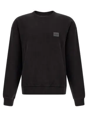 Dolce & Gabbana Logo Plaque Sweatshirt - Black