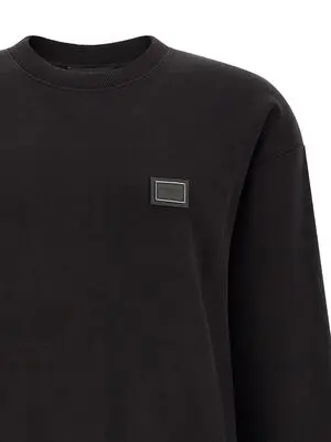 Dolce & Gabbana Logo Plaque Sweatshirt - Black