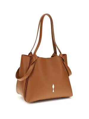 CHRISTIAN LOUBOUTIN Small Bettina Tote Bag - Brown