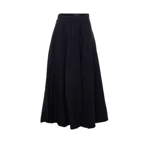 Balenciaga Godet Maxi Skirt - Black