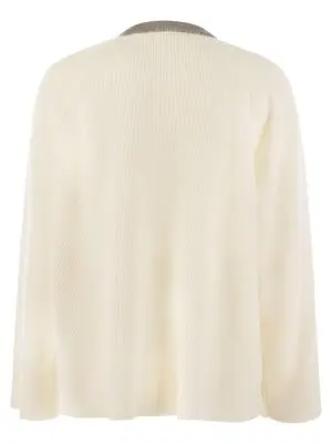 Brunello Cucinelli Ribbed Cashmere Sweater