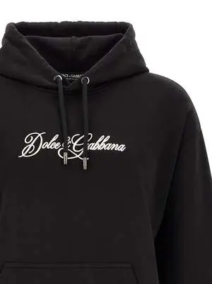 Dolce & Gabbana Logo Embroidery Hoodie