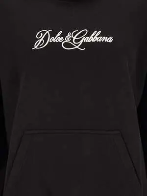 Dolce & Gabbana Logo Embroidery Hoodie