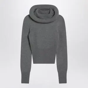 Alaïa Wool Hoodie - Gray